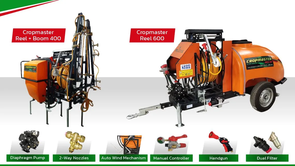 Tractor sprayer pump - Cropmaster Reel sprayer for tractor